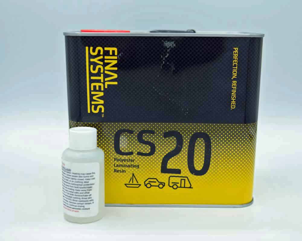 Paints4u.Com Product - CS20 Fibre Glass Resin & Catalyst 2.5ltr